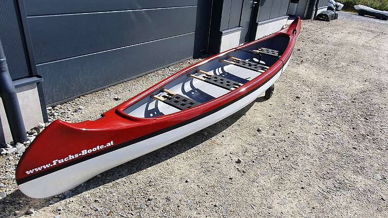 NEU & Lagernd 550 cm 4er Kanu Kanadier Canadier Fuchs Boot Ruderboot ...