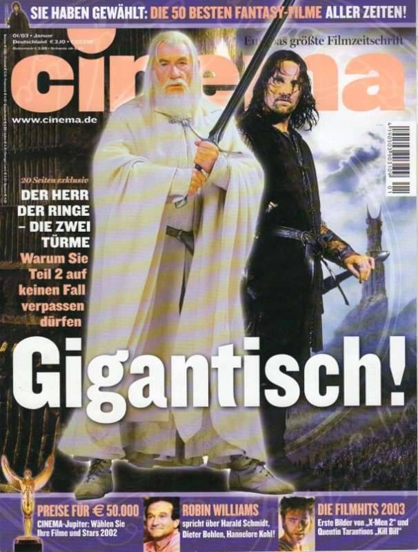 CINEMA 1/2003 VIGGO MORTENSEN, LIV TYLER, ELIJAH WOOD, ORLANDO BLOOM ...