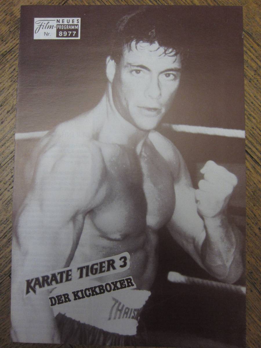 FILMPROGRAMM - NFP 8.977 - KARATE TIGER 3 - DER KICKBOXER - Jean-Claude ...