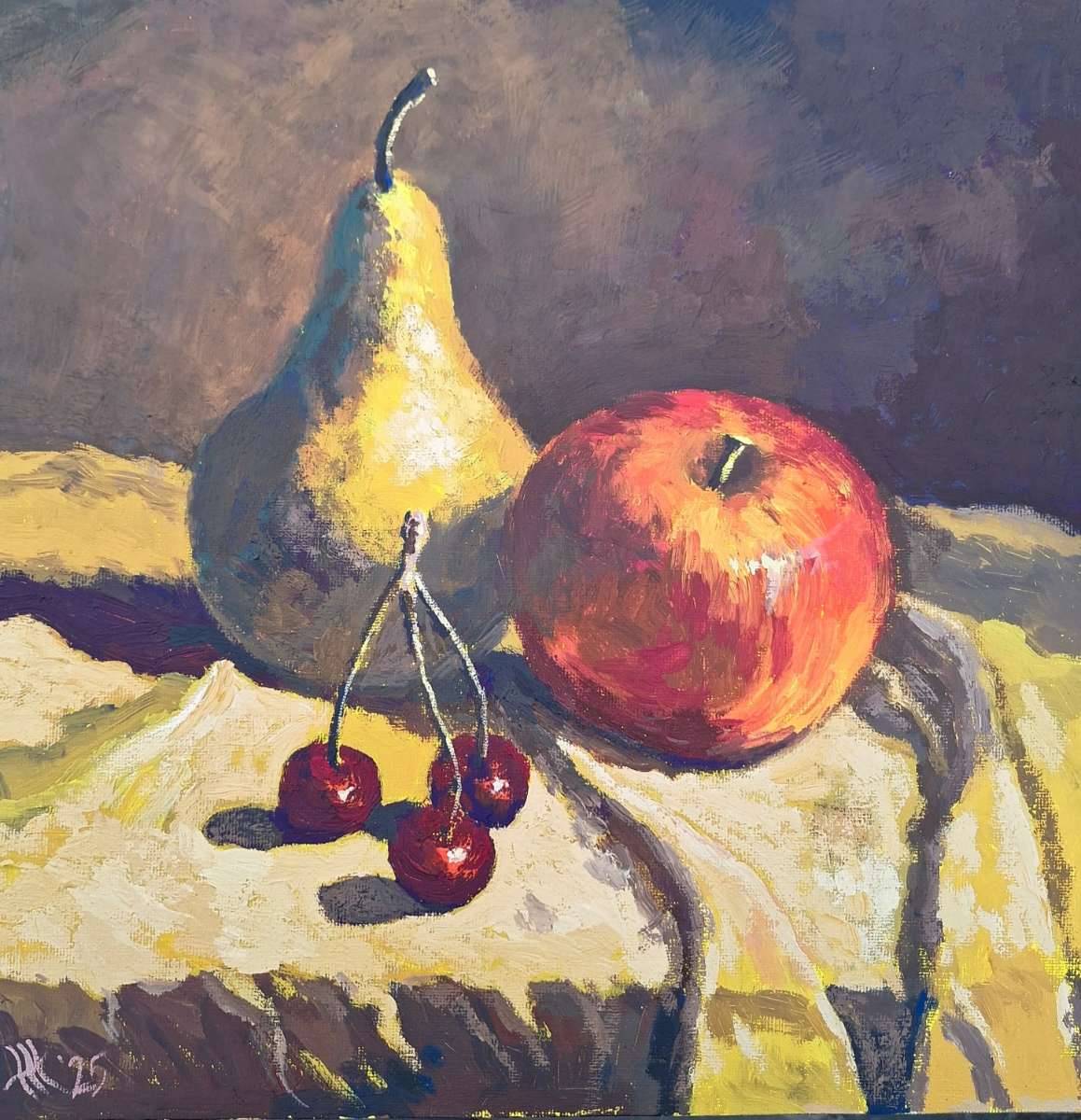 Birnen gemälde 30x30cm sig. von Marko Ivancevic, € 50,- (1020 Wien ...