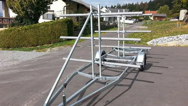 Kanuträger Bootsanhänger Kanu Bootstrailer Kanu Kajak Anhänger Canadier ...