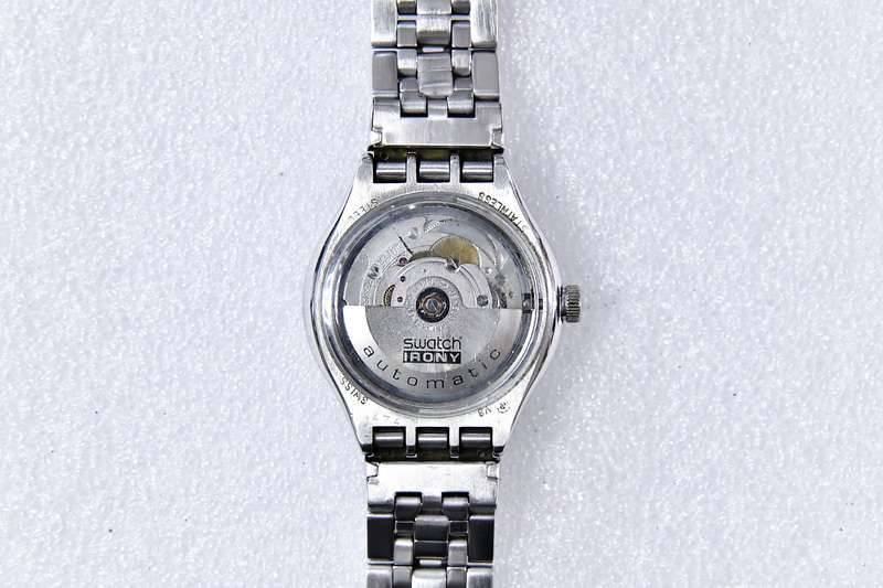 kurz nur € 105, -! SWATCH Irony Automatic Uhr, 1996 Gehäuse stainless ...
