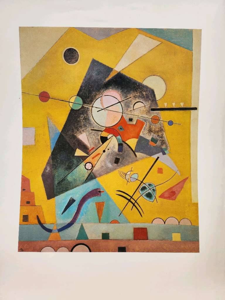 Kunstdruck: Wassily Kandinsky, "Stille Harmonie" -Topzustand-, € 25 ...