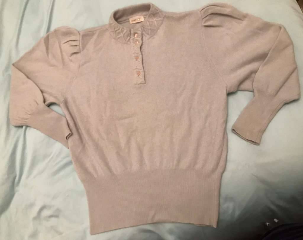 Angora-Pullover f. Damen eisblau Gr. 42 (passend für 36-42), € 10 ...