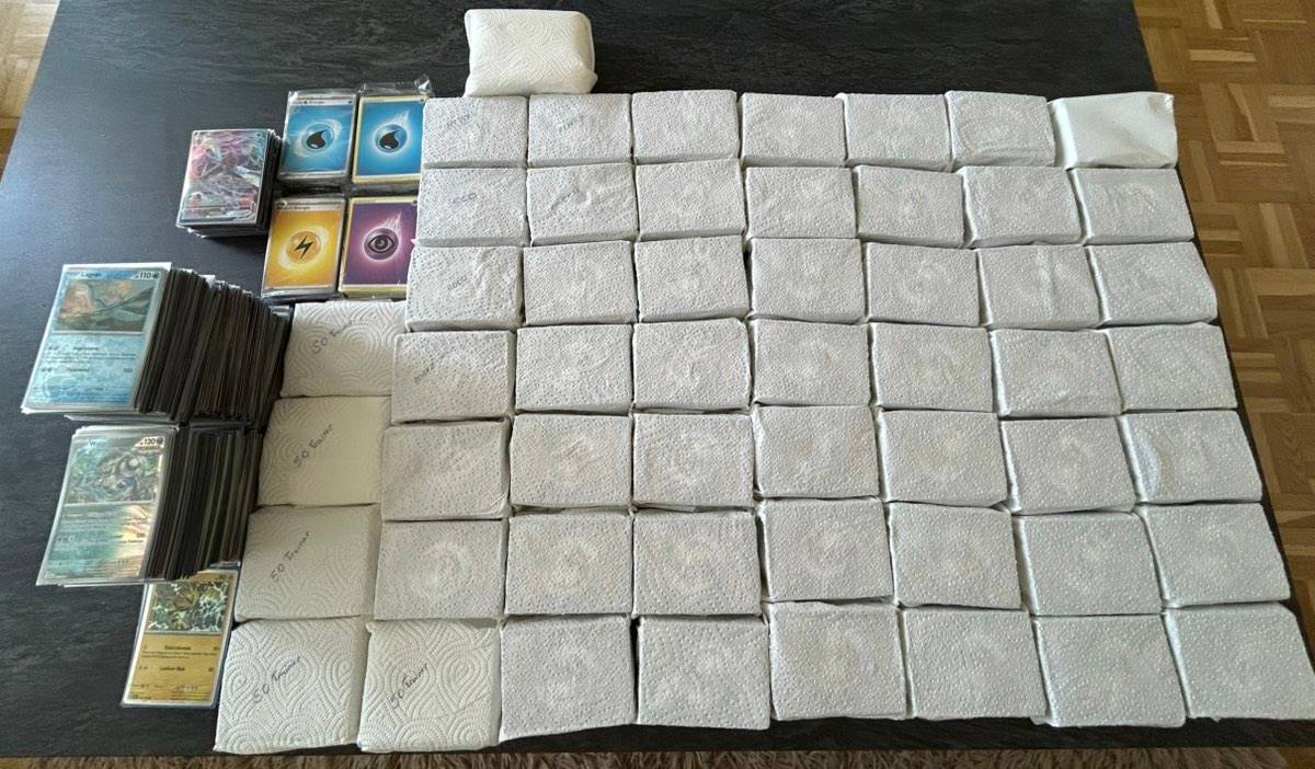 Pokémon Karten Sammlung 10,5 kg | ca. 4500-5500 Karten | 60+ V/ EX ...