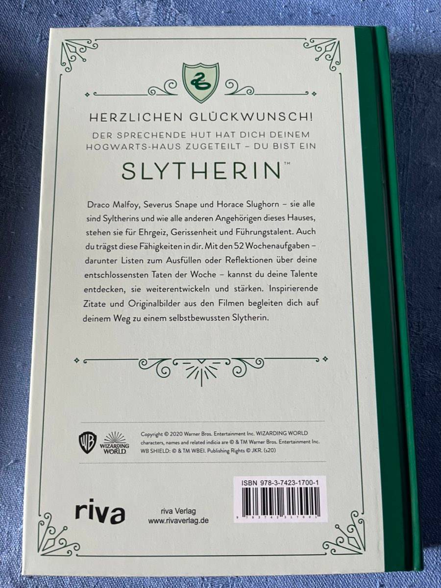 Harry Potter Ausfüllbuch "Ehrgeizig wie ein Slytherine" NEU, € 8 ...