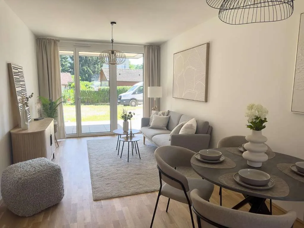 MODERNES WOHNEN IM MUR RESORT! 2-ZIMMER-ERSTBEZUGSWOHNUNG MIT SONNIGEM ...