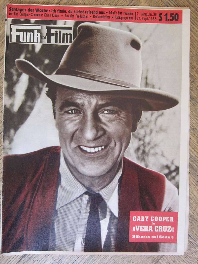 FUNK UND FILM 39/1955 - GARY COOPER, MAUREEN O'HARA, STEWART GRANGER ...