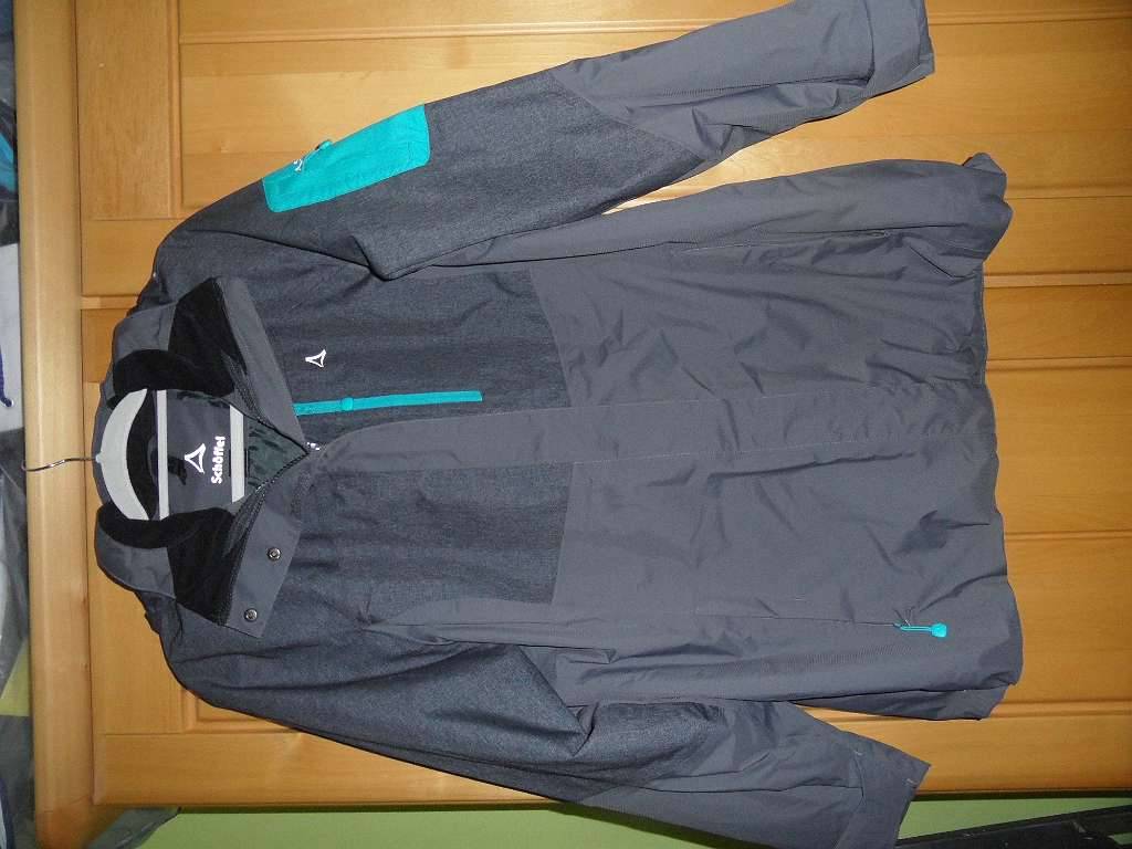 verkaufe Schöffel Doppel Outdoorjacke. Farbe grau anthrazit türkis ...