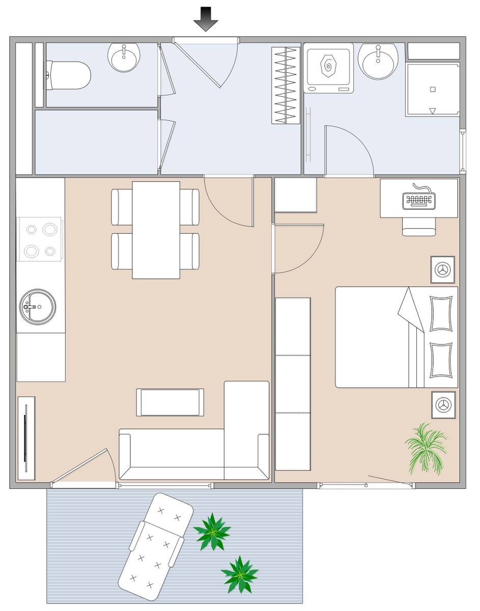 Moderne geförderte Neubauwohnung mit Balkon, 53,93 m², € 778,41, (8010 ...