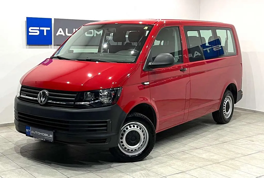 VW T6 Kombi 2,0 TDI 4Motion BMT // 1.BESITZ // AHK // 9-SITZER // Kombi ...