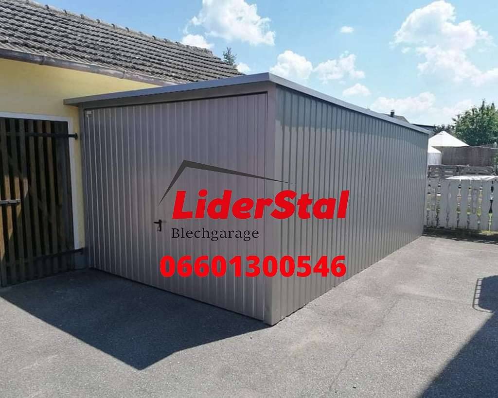 3x6m blechgarage, gartenschuppen, garage, gartenhaus, fertiggarage ...