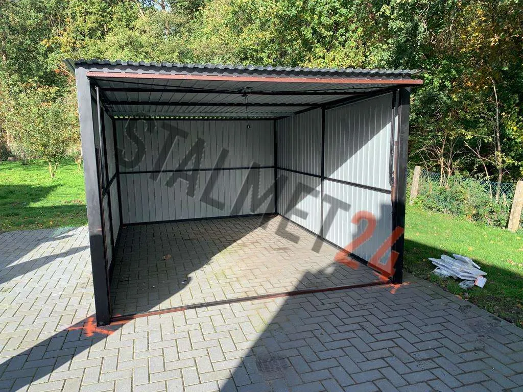 Blechgarage Garage 2,5x3 Schuppe Halle Gartencontainer Unterstände ...