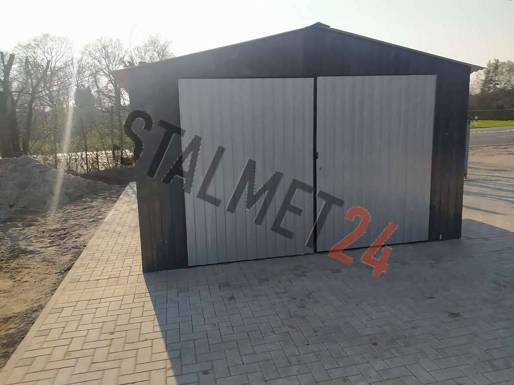 *Blechgarage Garage 4x4x2,55m Schuppe Gartencontainer Unterstände ...