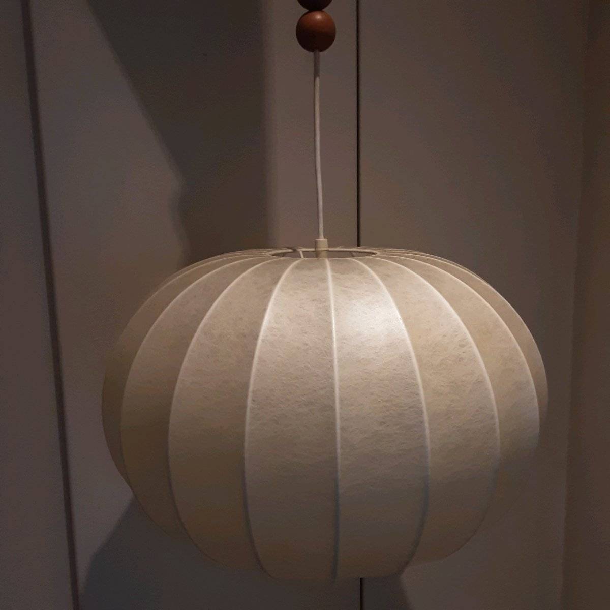 True Vintage Midcentury Mid Century Cocoon Lampe Hängeleuchte ...