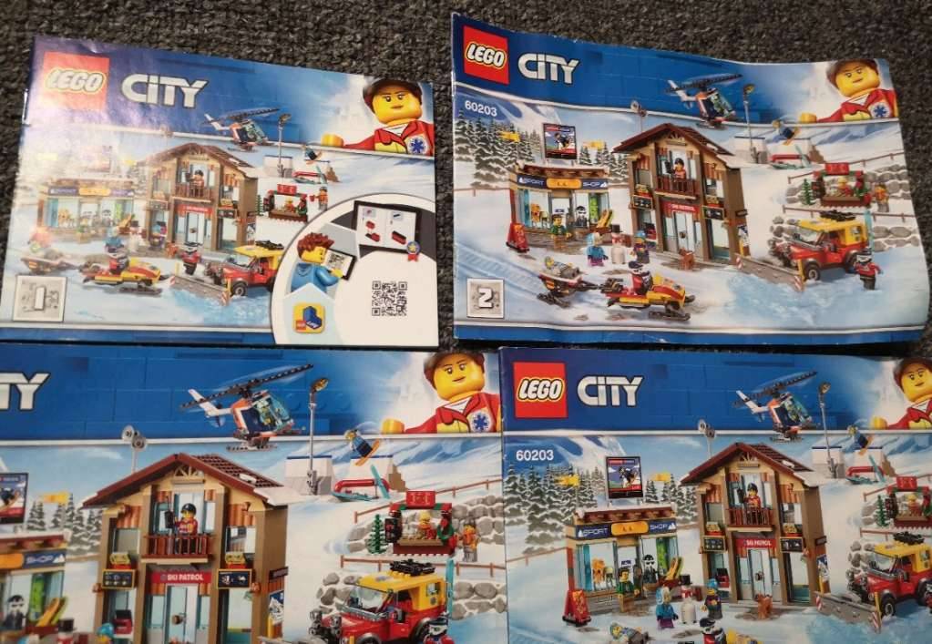 Lego Bauanleitung (1-8) für Lego City Set Ski Resort 60203 !, € 5 ...