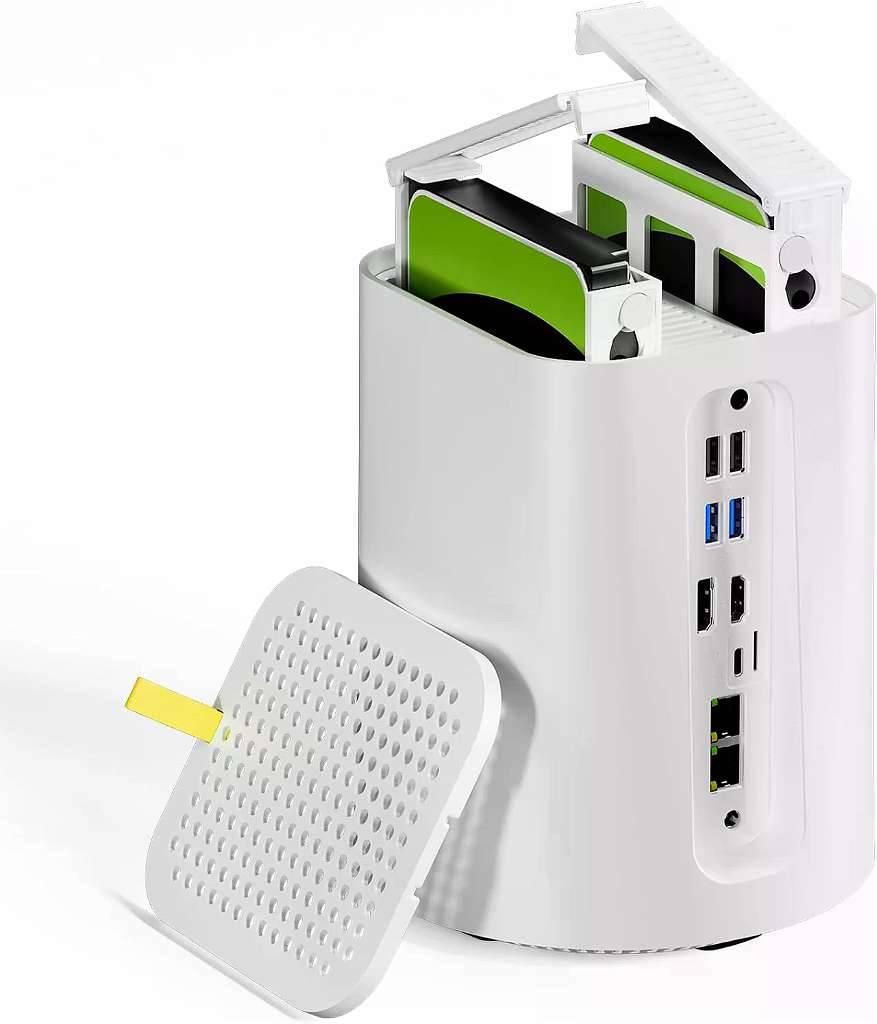 Mini Home Server/ NAS AOOSTAR R1 2 Bay 3,5" N100 DDR4 RAM 1xM.2 NVME, € ...