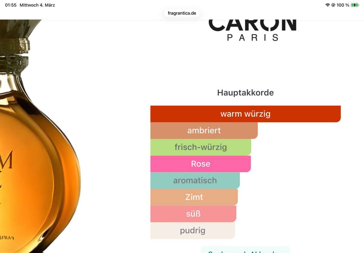 Rare! Parfum Sacre( Caron) Parfum extrakt (3 ml) nicht mehr erhältlich ...