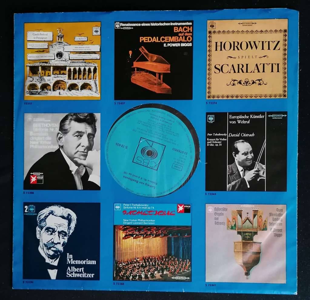 Vinyl LP Beethoven neunte D-Moll OP 125 Ormandy - Vollständige Aufnahme ...