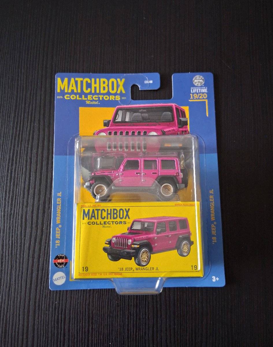 Matchbox - Collectors - 2018 Jeep Wrangler JL, Violett, Real Grip Tires ...