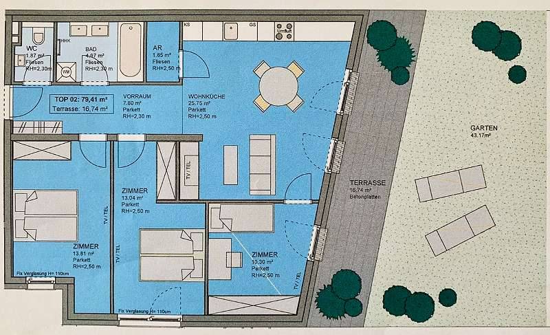 4-Zimmer Gartenwohnung in Oberlaa - 300 Meter zur U1 Station Neulaa ...