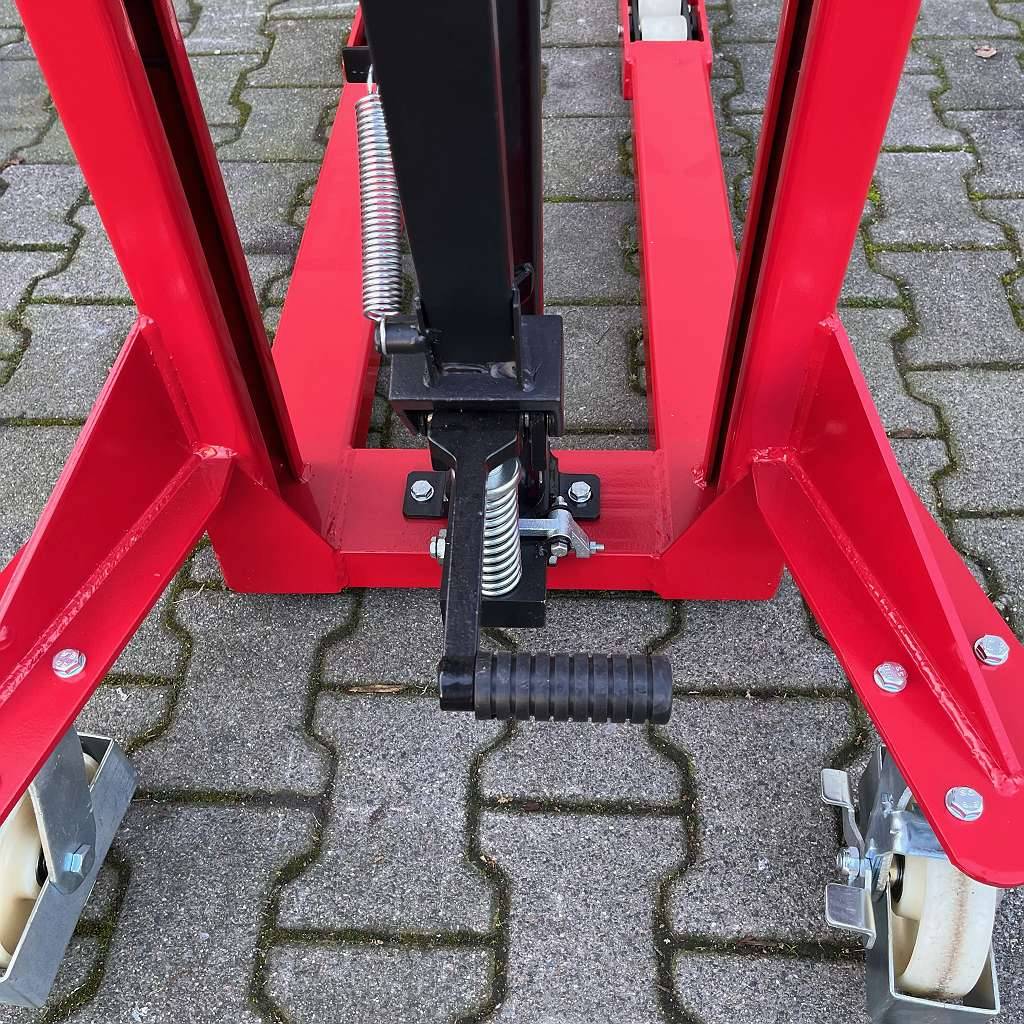 SCHORR Hochhubwagen manuell 1000kg Hubwagen hydraulisch Stapler Hubhöhe ...