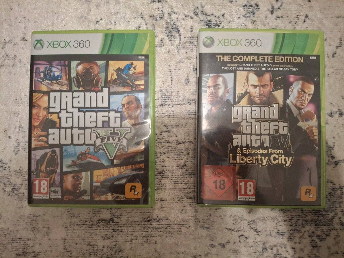 GTA IV & GTA V - Xbox 360 Duo Set, € 8,50 (8230 Hartberg) - willhaben
