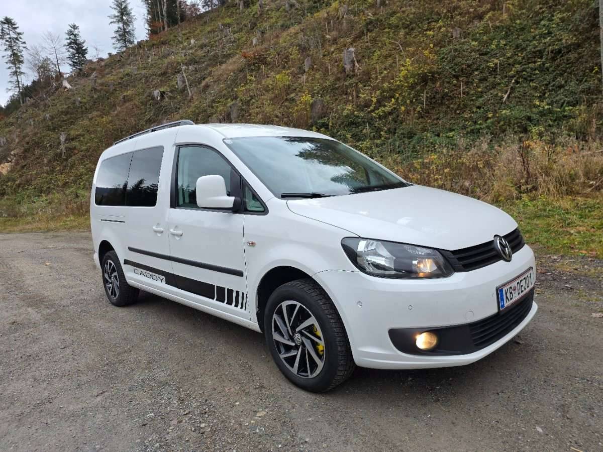VW Caddy VW Caddy Maxi 2.0 *6 Gang *AHK*Tempomat*Navi* Kombi / Family ...
