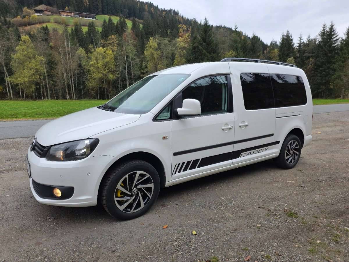 VW Caddy VW Caddy Maxi 2.0 *6 Gang *AHK*Tempomat*Navi* Kombi / Family ...