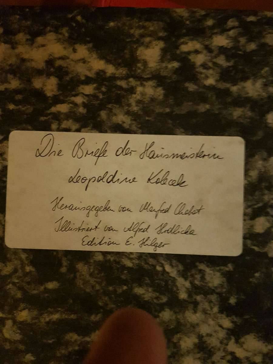 Alfred Hrdlicka, Die Briefe der Hausmeisterin Leopoldine Kolecek ...