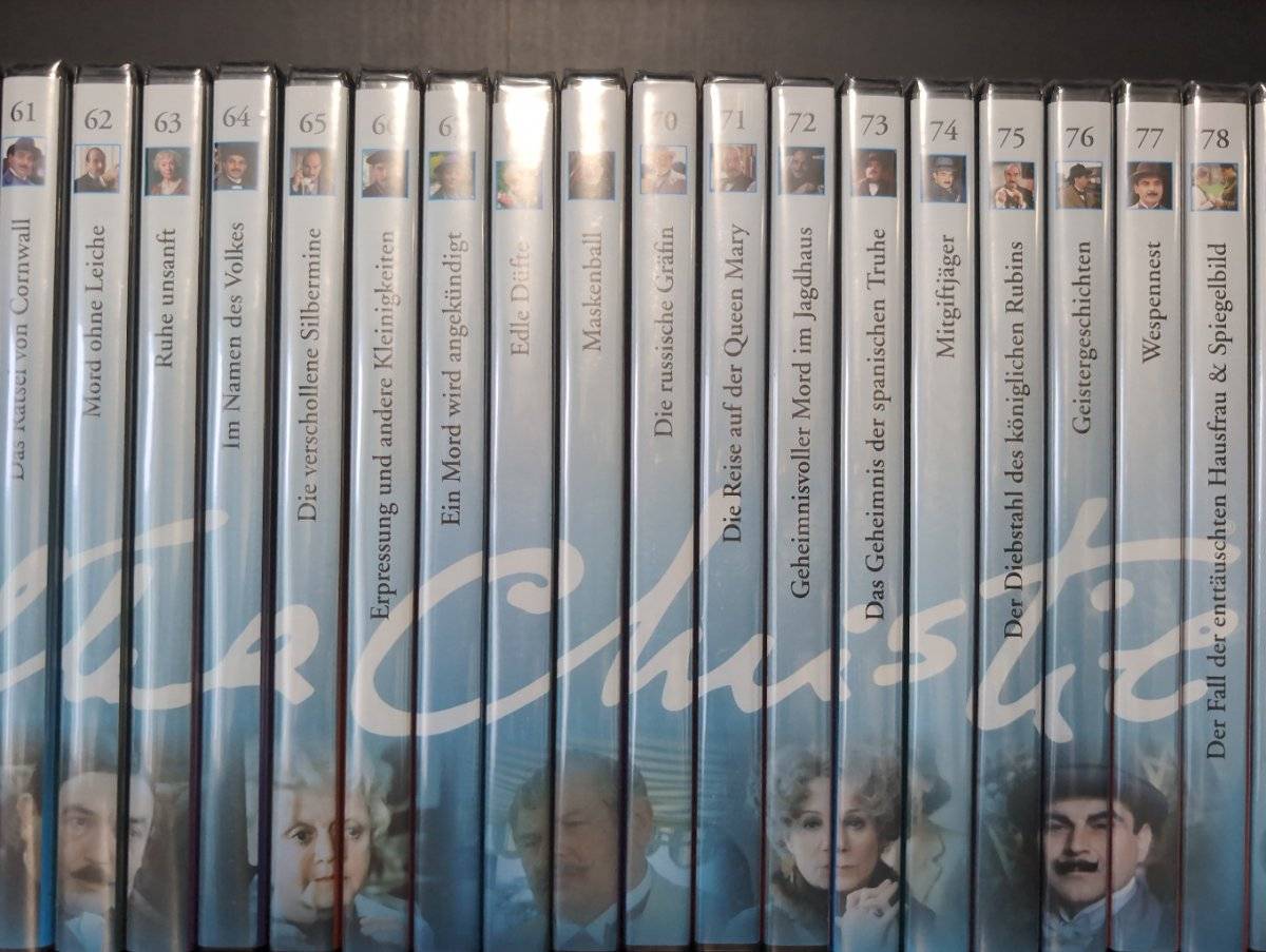 Neuer Preis! Hachette - Agatha Christie DVD Collection komplett - ALLE ...