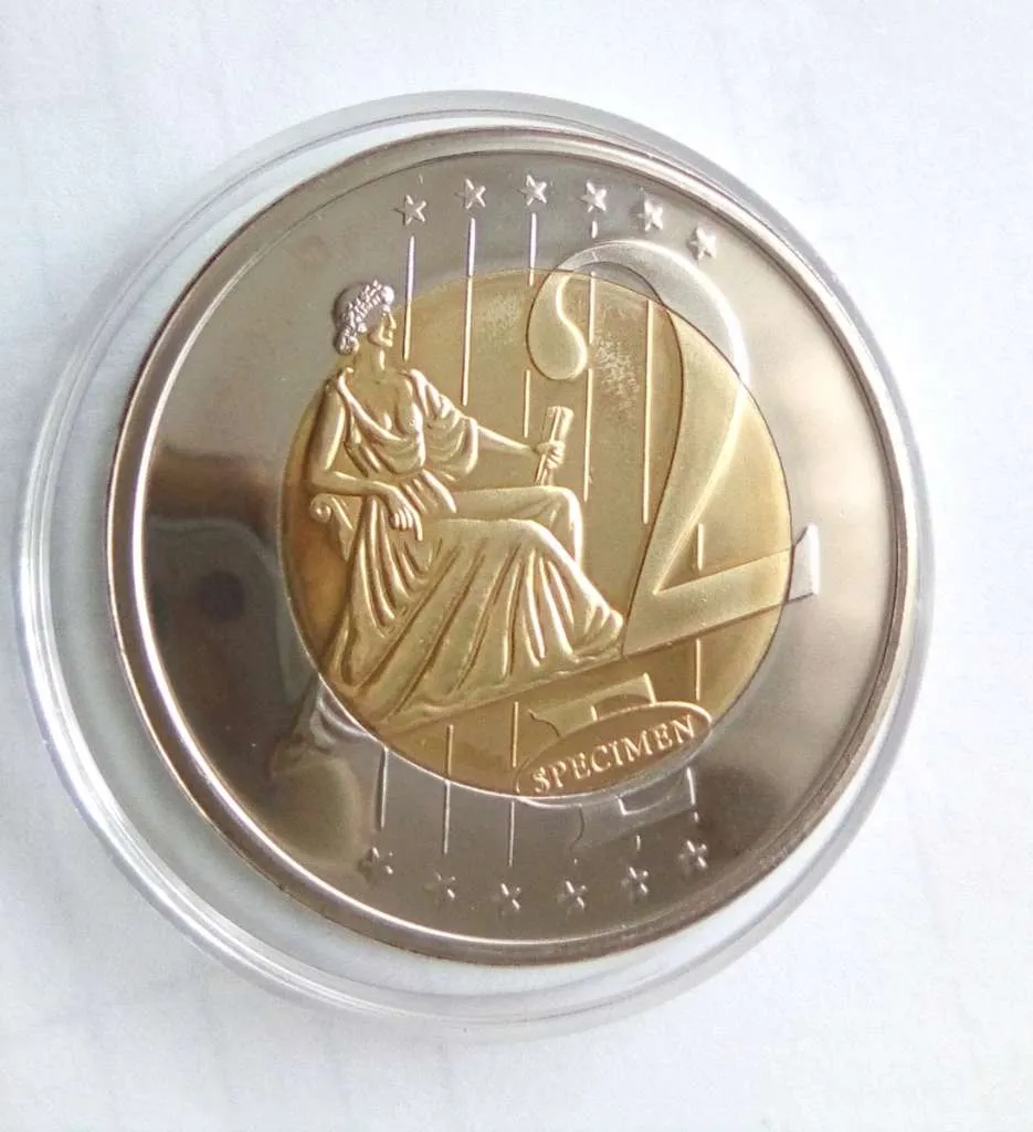 2 Euro Vatikan Entwurf 2005 Stempelglanz Rar ovp Zertifikat Münze ...