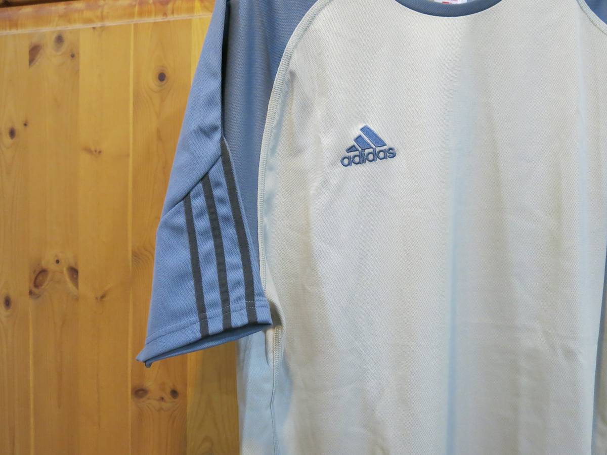 Retro Adidas Fitnessshirt Climate - Gr. L - Farbe: grau (noch 1 Stk ...