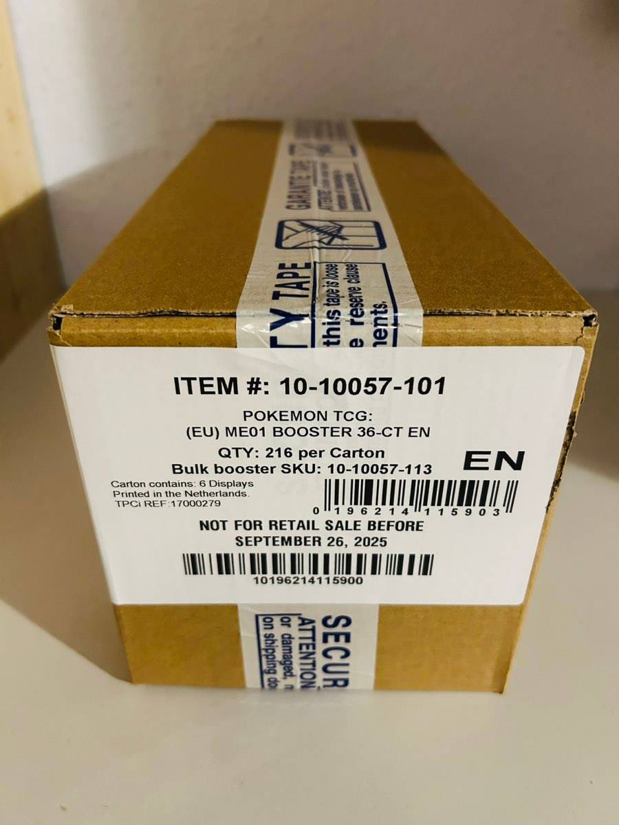 Pokemon Karten Mega Evolutions englisch ME01 sealed case of 6 ...