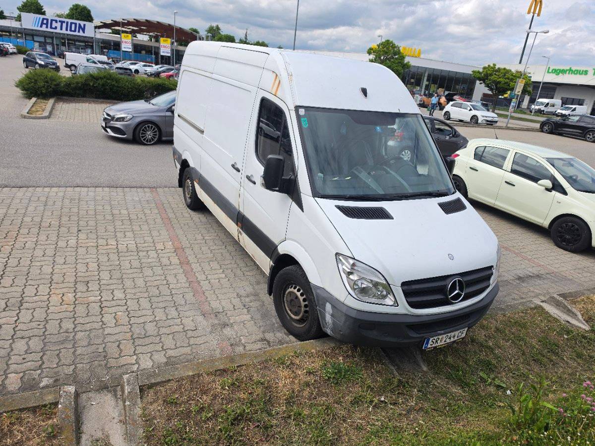 Mercedes-Benz Sprinter 313 CDI Transporter / Kastenwagen, 2008, 256.800 ...