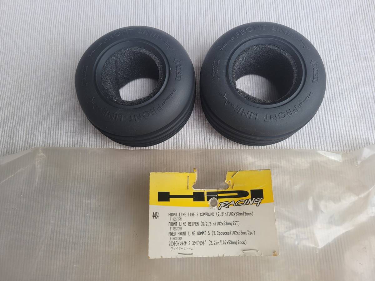 Vintage Retro HPI 4454 - FRONT LINE TIRE S COMPOUND (2,2 Zoll/102 x 53 ...