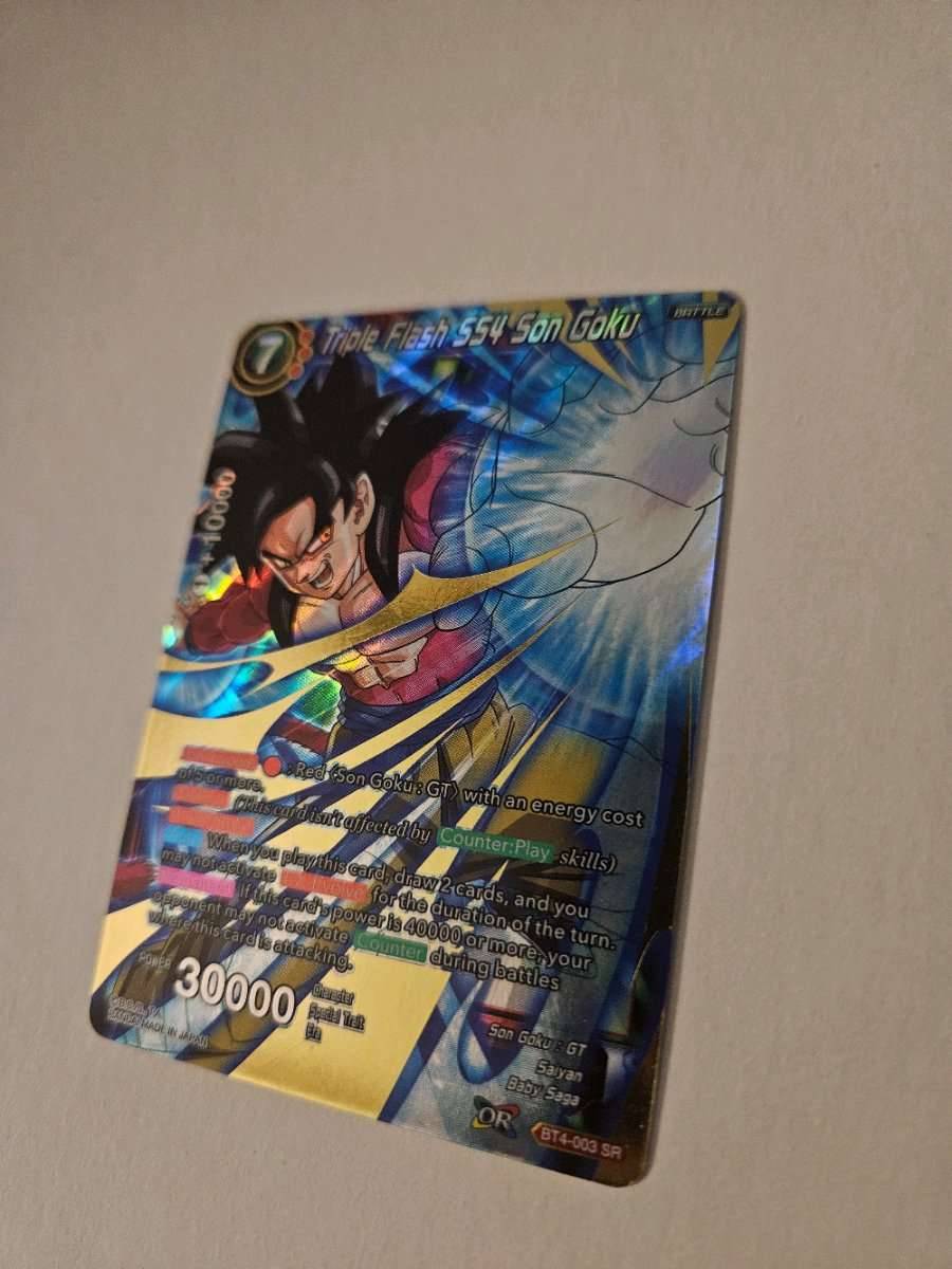 Dragon Ball Super Card Game - Triple Flash SS4 Son Goku - SR - Holo GT ...