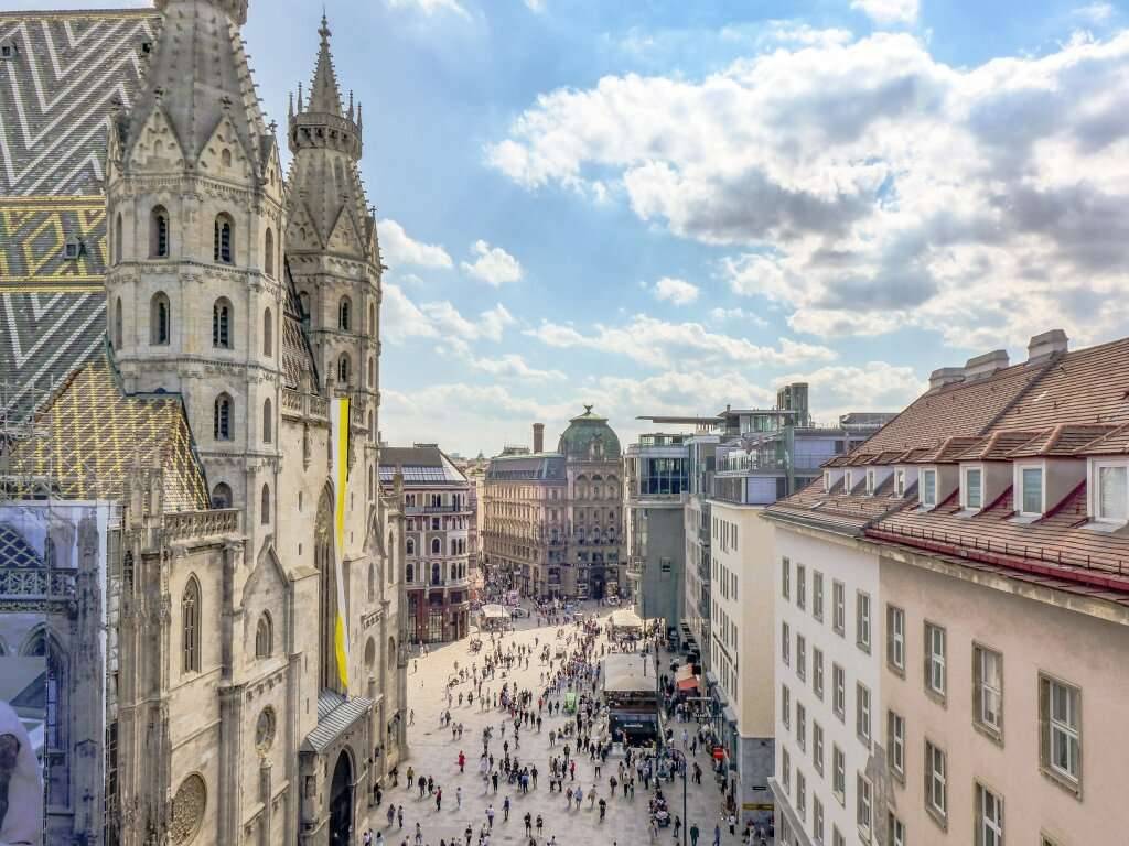 Penthouse mit einmaligem Blick auf den Stephansdom - Historische Lage ...