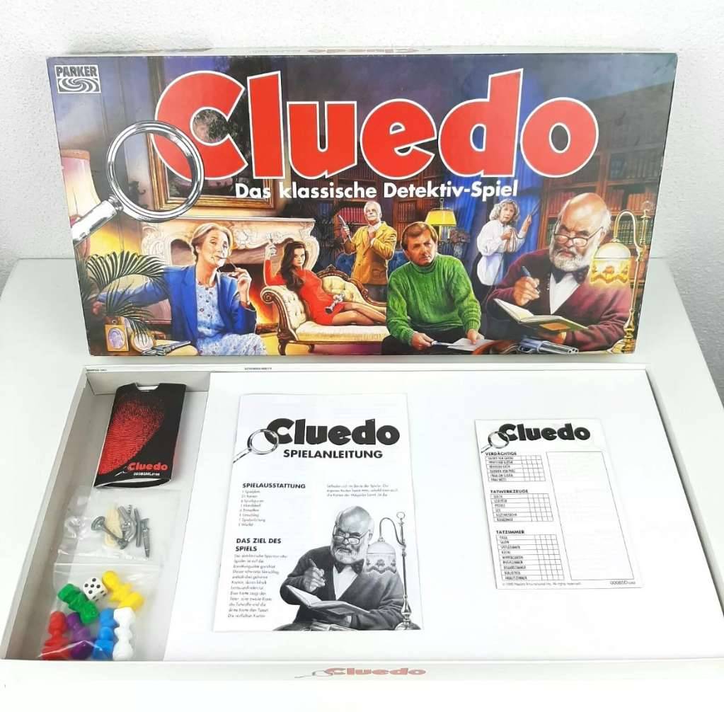 Cluedo - Das klassische Detektivspiel von Parker - Brettspiel - Vintage ...
