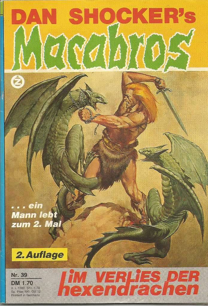 Zauberkreis MACABROS Nr. 39 (2. Auflage) "Im Verlies der Hexendrachen ...