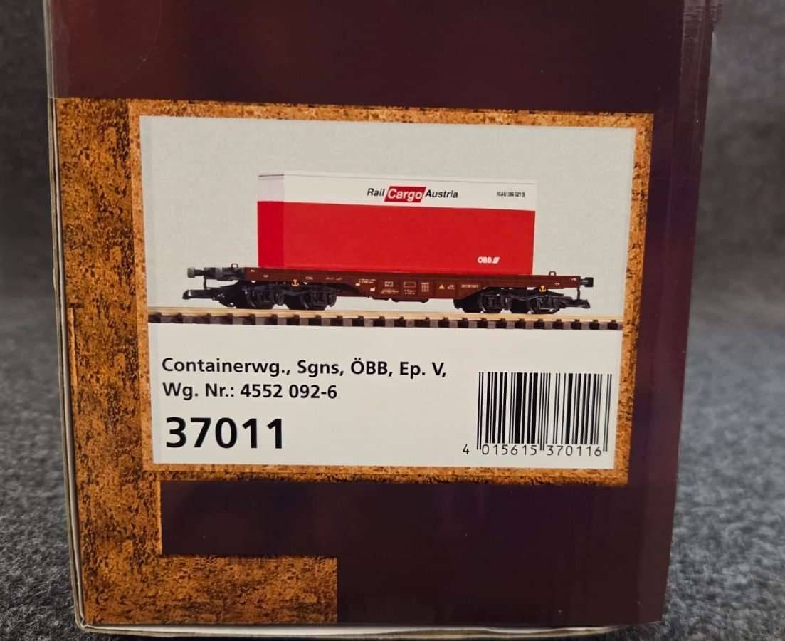 Spur G PIKO ÖBB Flachwagen ÖBB * Containerwagen * PIKO 37011 * LGB ...