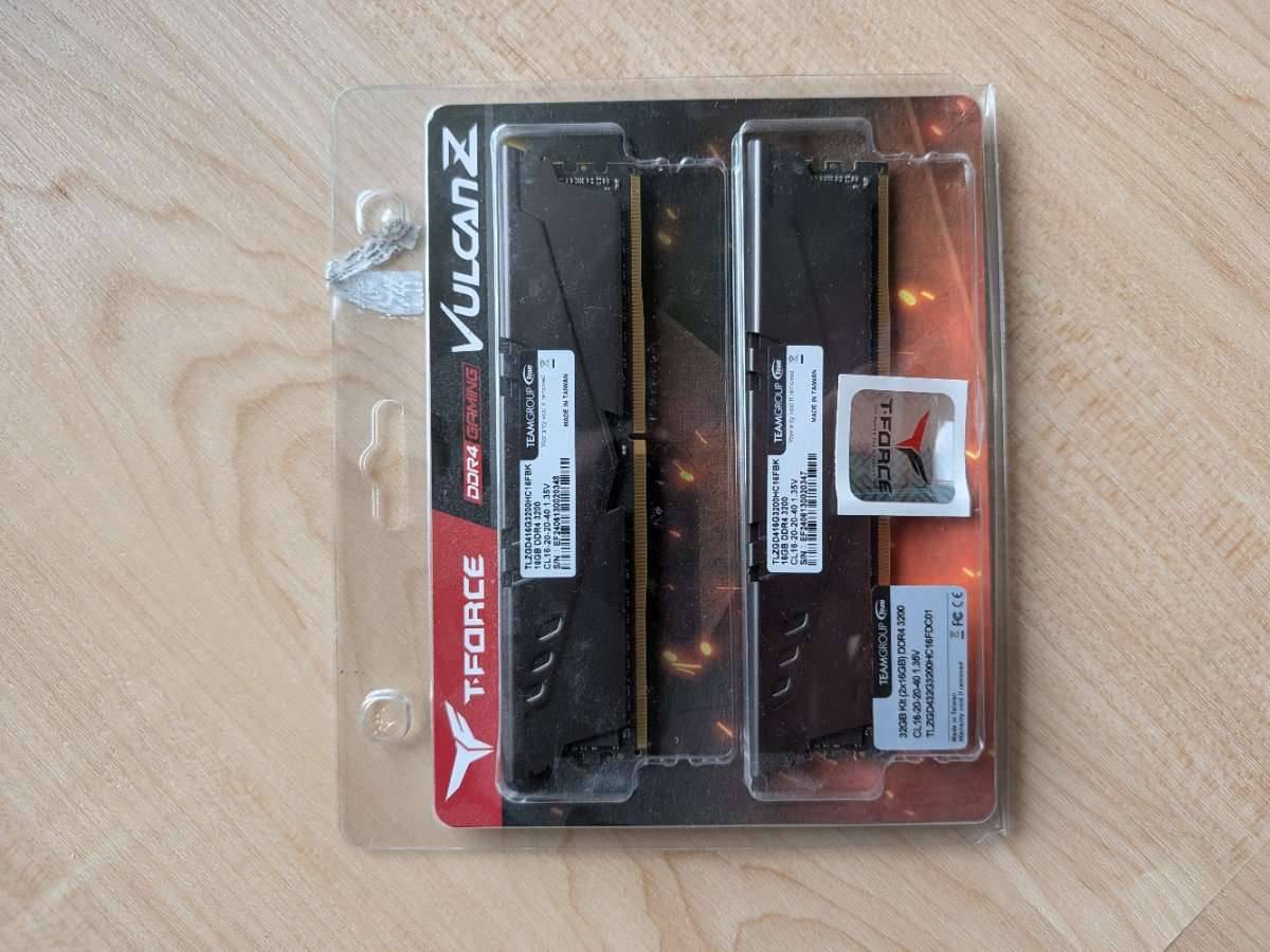 TForce Vulcan Z DDR4 32GB 3200Mhz, € 75,- (4675 Weibern) - willhaben