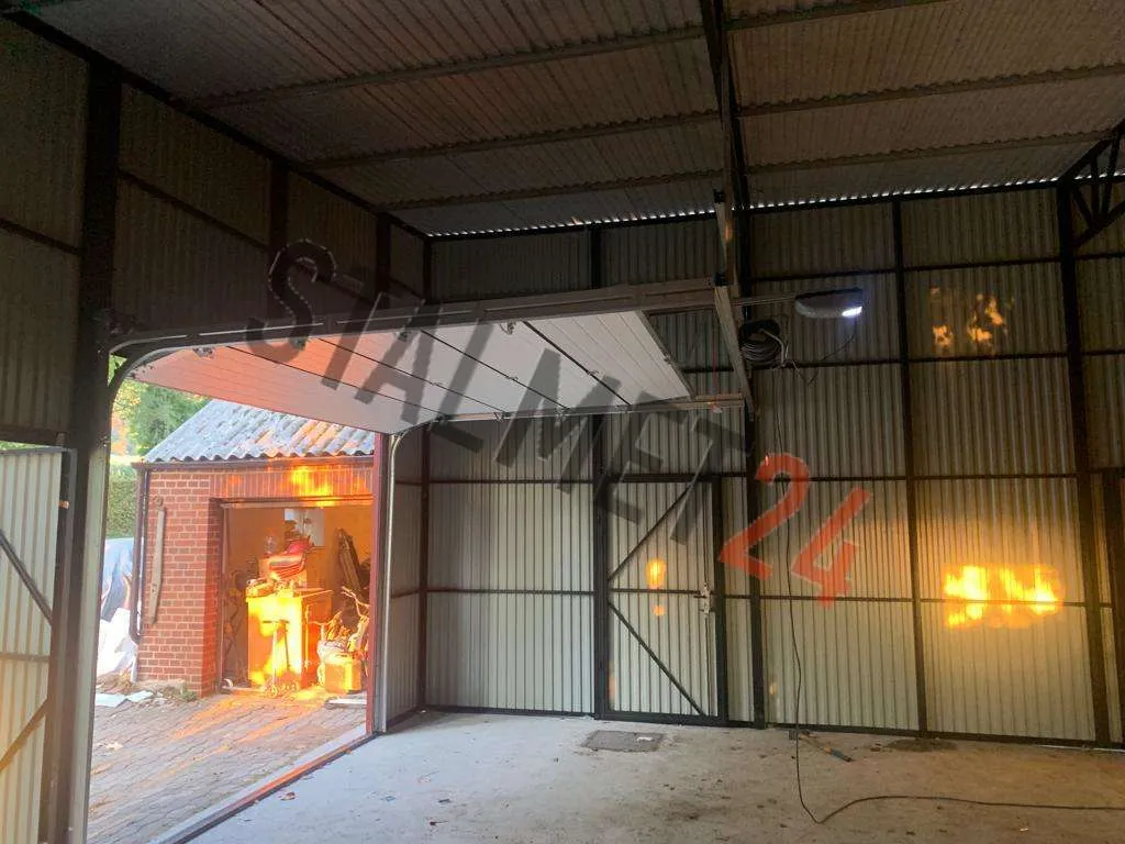 Blechgarage Garage 8x10 Schuppe Halle Gartencontainer Unterstände ...