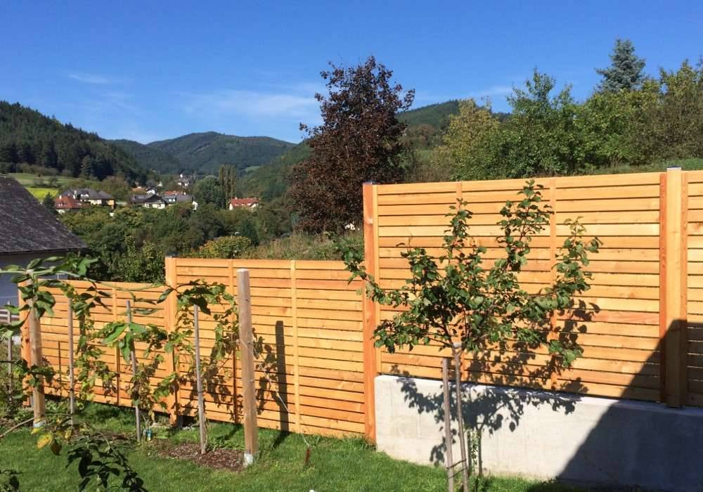 Sichtschutzzaun waagrecht 95 mm, € 182,- (4360 Grein) - willhaben