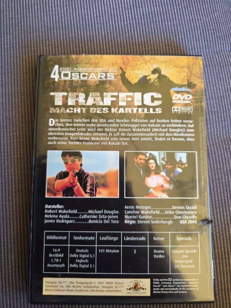 TRAFFIC-Macht des Kartells (Dennis Quaid, Michael Douglas, Catherine ...