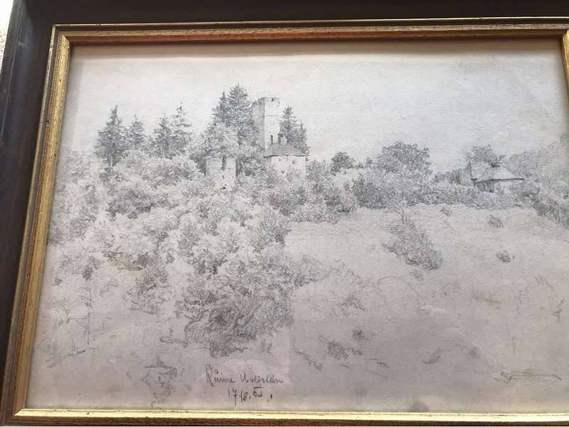 Wolfstein, Schönbühel-Aggsbach. Burgruine. Datiert: 17.08.1903 ...