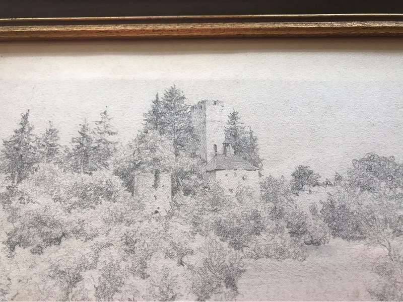 Wolfstein, Schönbühel-Aggsbach. Burgruine. Datiert: 17.08.1903 ...
