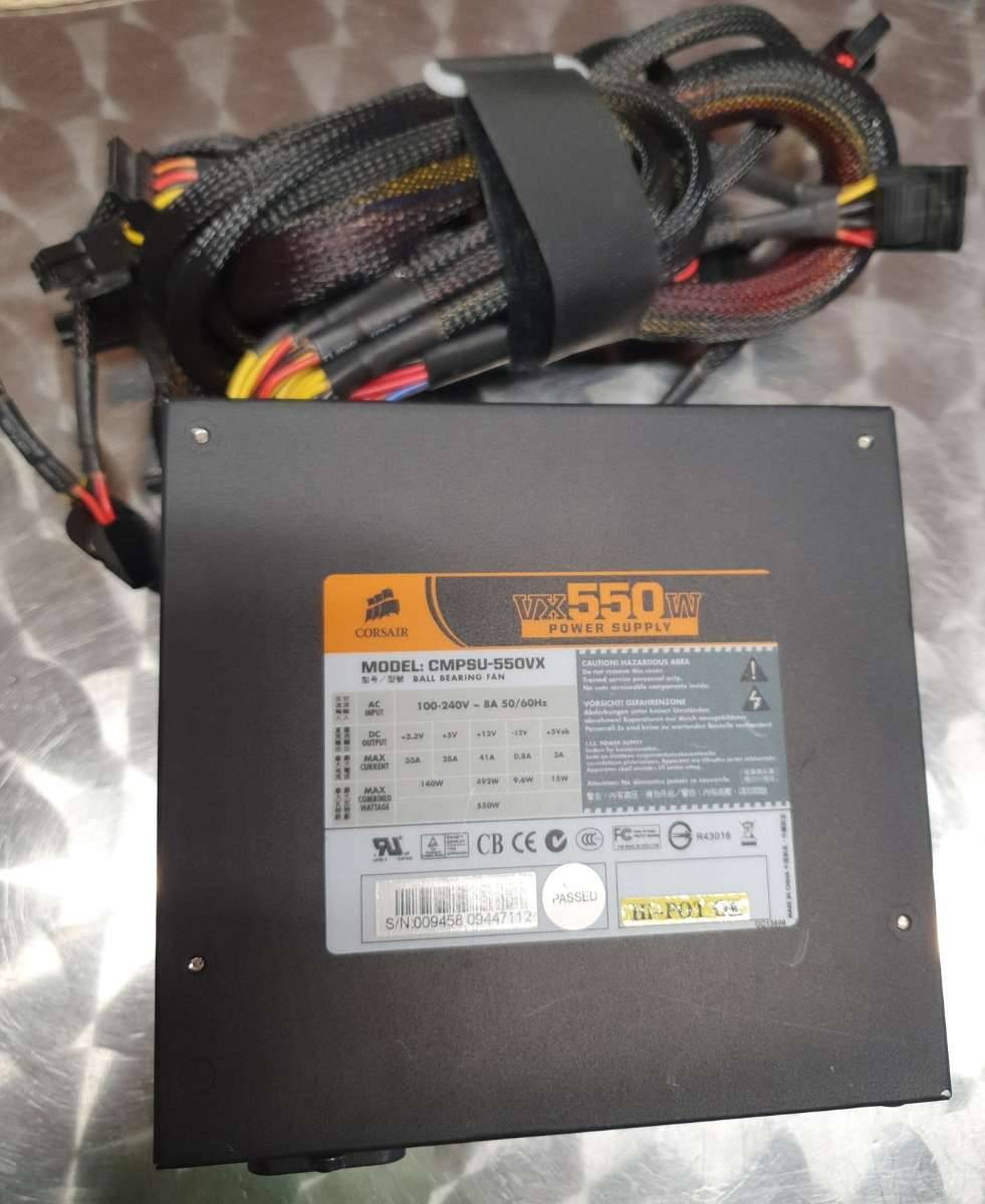 550W ATX 2.2 Netzteil Corsair Enthusiast Series VX550, € 30,- (8010 ...