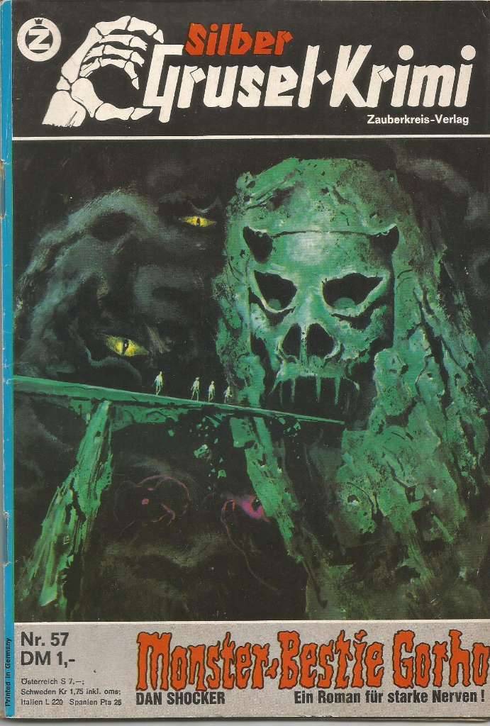 SILBER-GRUSEL-KRIMI Nr. 57 (Larry Brent 57) "Monster-Bestie Gorho" Dan ...
