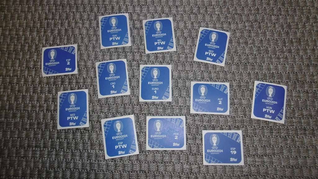 12 x Euro 2024 Sticker, € 12,- (9560 Feldkirchen in Kärnten) - willhaben
